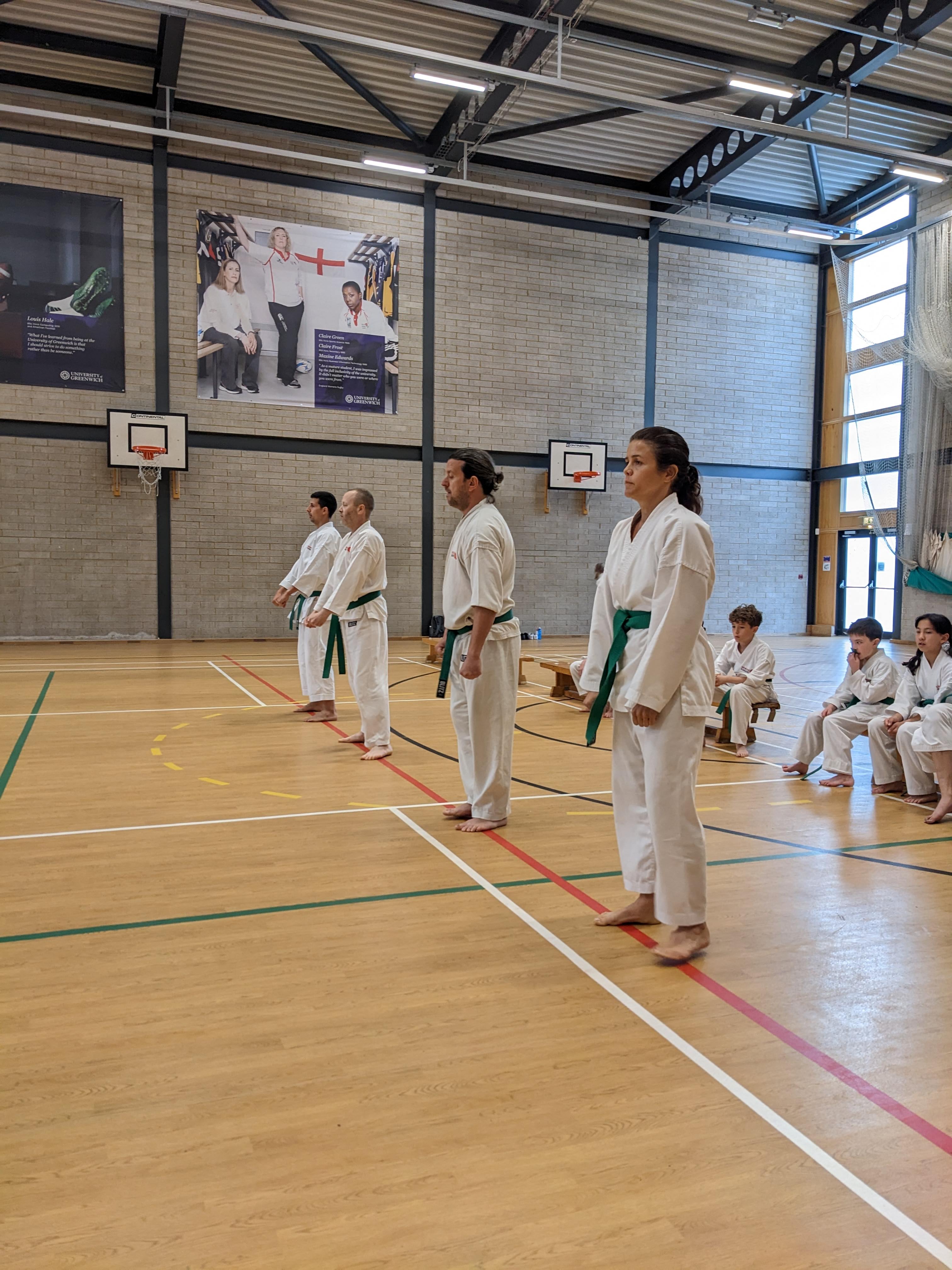 Training & kyu grading with Sensei Sam Birch, 3 June 2023 – Senshi Karate